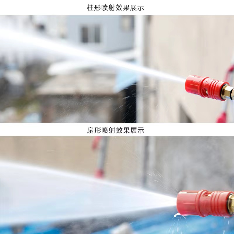 High-pressure water gun with adjustable duckbill head and adjustable ...