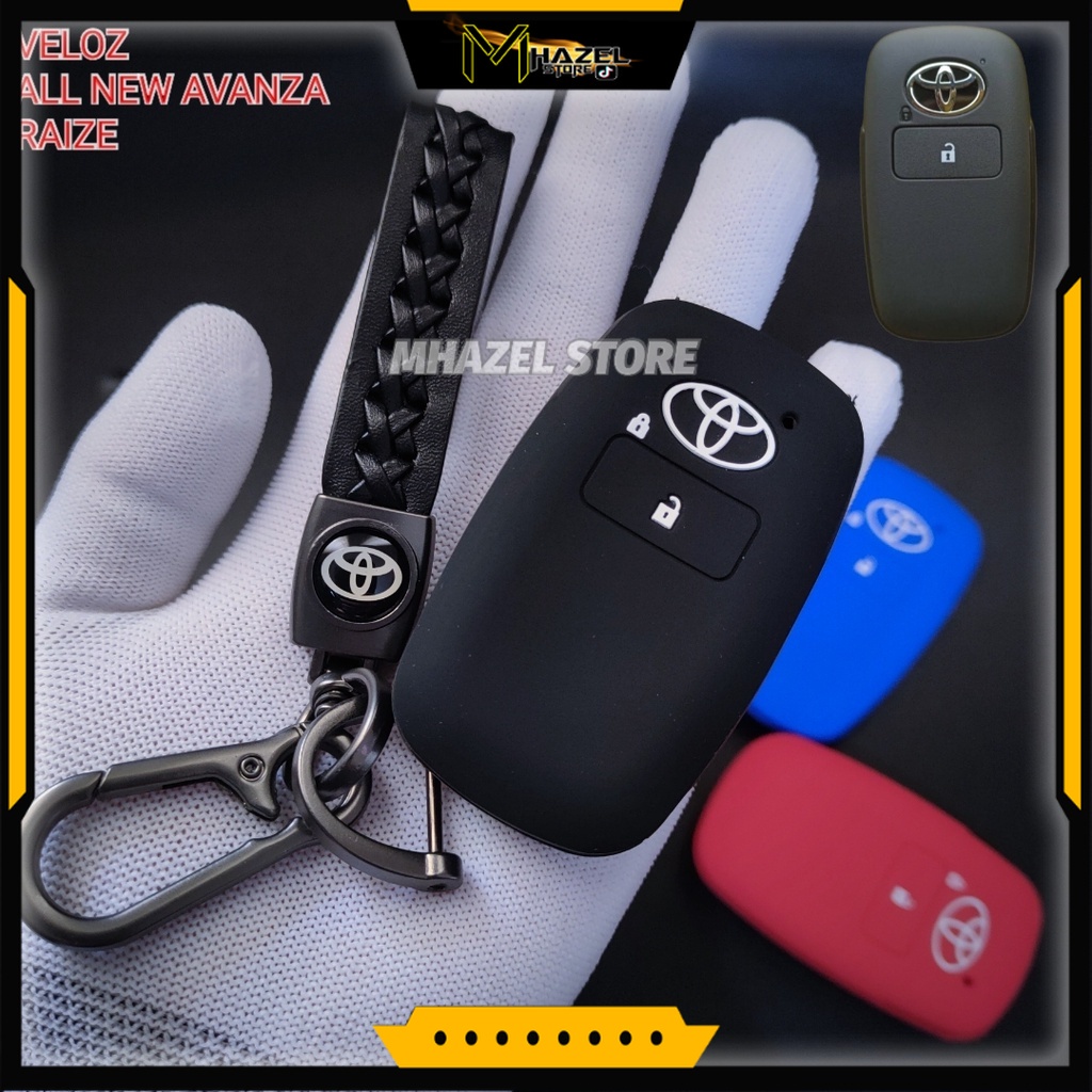 GANTUNGAN Key chain remote keyless cover casing for TOYOTA RAIZE VELOZ ...