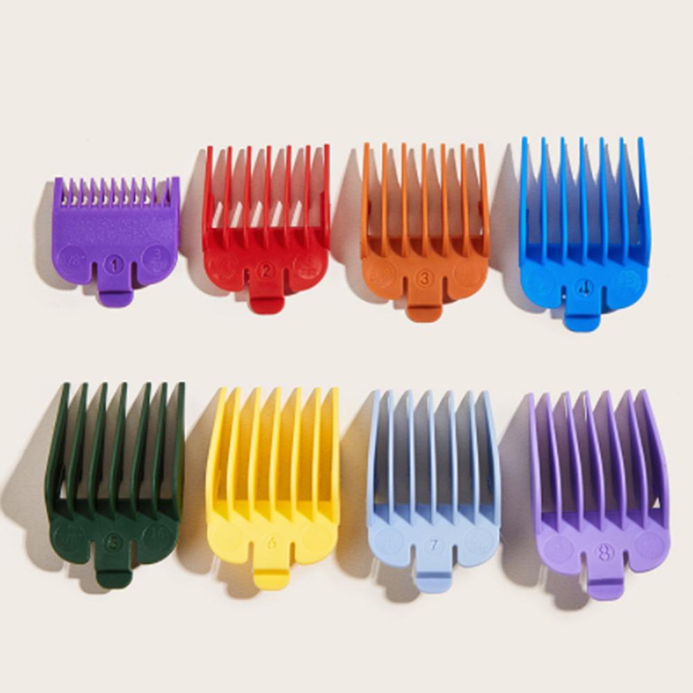 8Pcs Wahl Hair Clipper Limit Comb Salon Barber Guide Limit Comb Trimmer ...