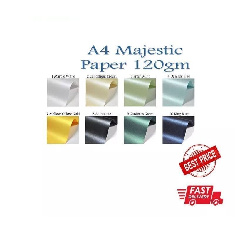 A3 Metallic Paper / Metallic Card / Kertas Metallic / Kertas Kilat ...