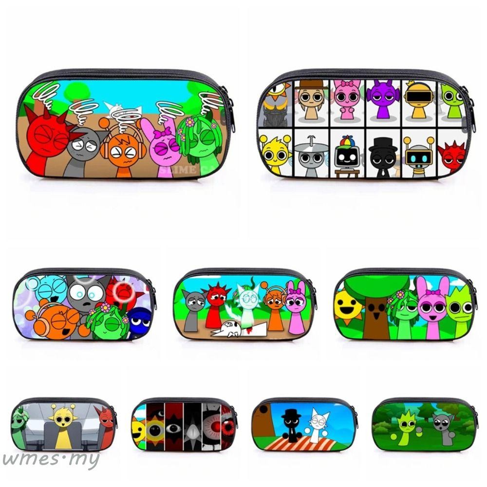 WMES1 Music Game Pencil Case, Large Capacity Storage Incredibox Sprunki ...