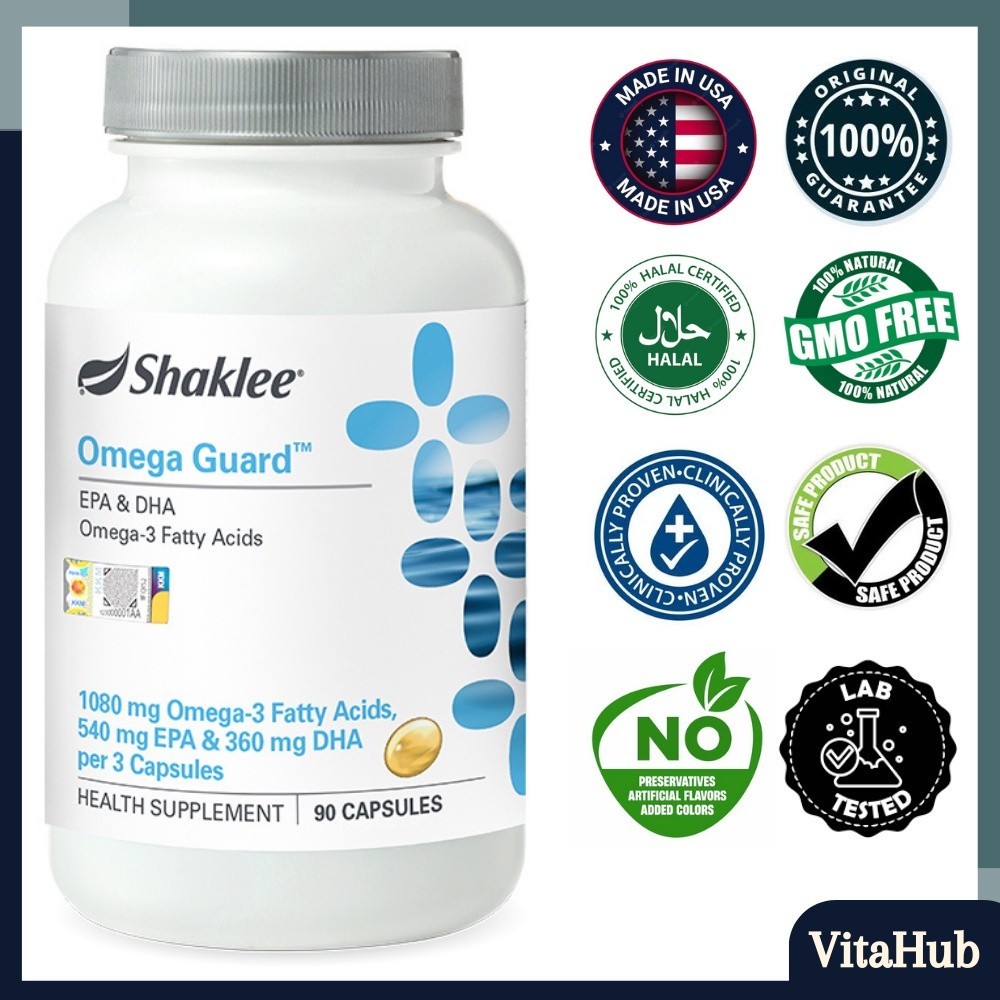 [Exp:May2026] Shaklee Omega Guard Premium Fish Oil Pharmaceutical Grade ...