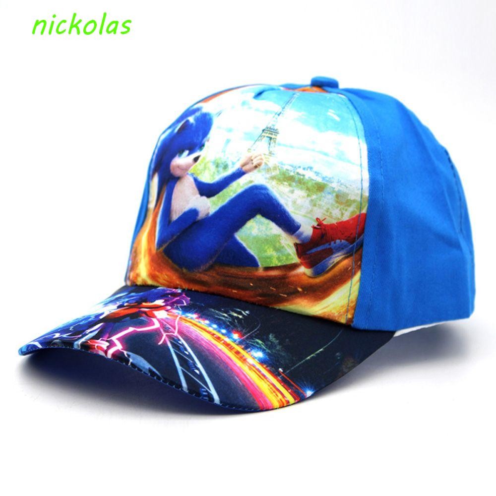 NICKOLAS Sonic The Hedgehog Cap Kid Gift Breathable Fashion Adjustable ...