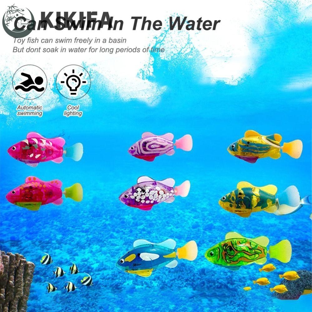 KIKIFA Magical Swimming Fish Battery Powered Fish Interactive Electric ...