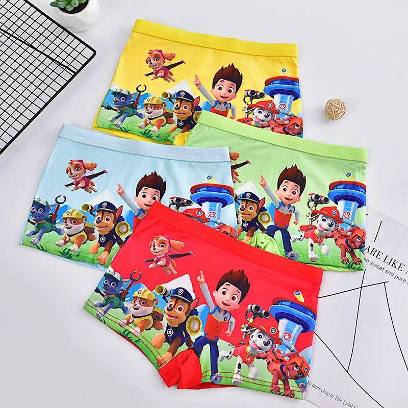 PAW Patrol Boxer Shorts Children 3-6-8 Years Old Boys and Girls ...