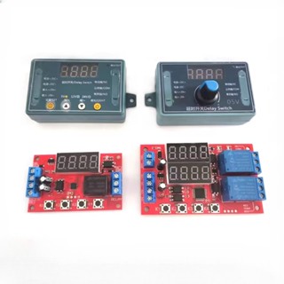 DC 5V 12V 24V 10A Adjustable Time Delay Relay Module LED Digital Timming Relay Timer Delay ...