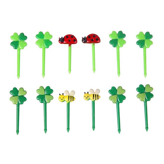 BT0477 BEE & LADYBUG BENTO FOOD PICK (12PCS) | Shopee Malaysia