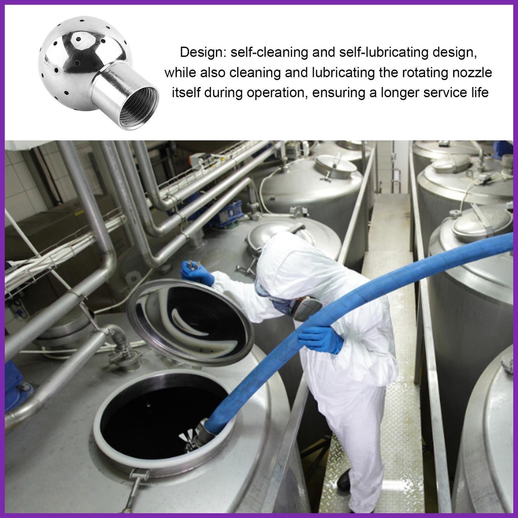 Tank Cleaning Rotary for Tank Cleaning Stainless Steel Cleaning Fixed ...