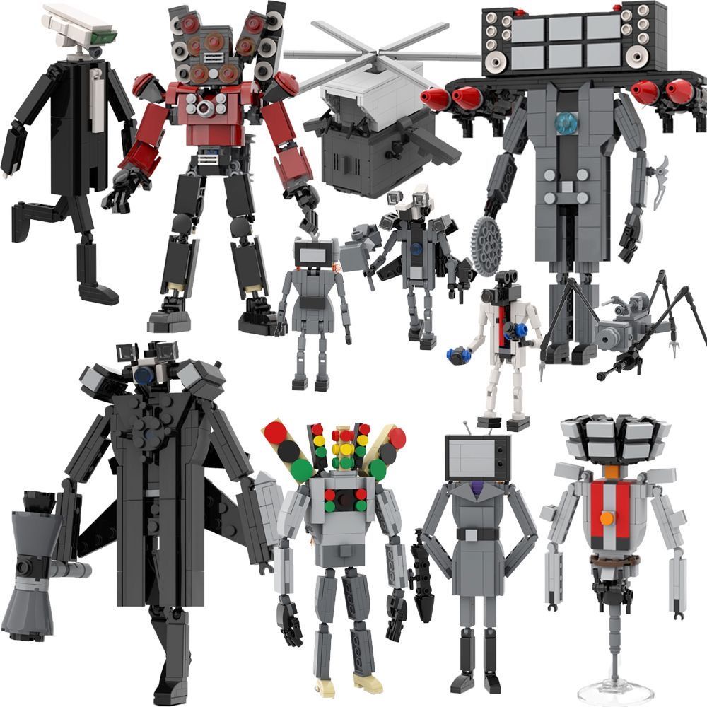 Titan Monitor Toys Compatible with Lego Toiletman vs Monitor and Lady ...