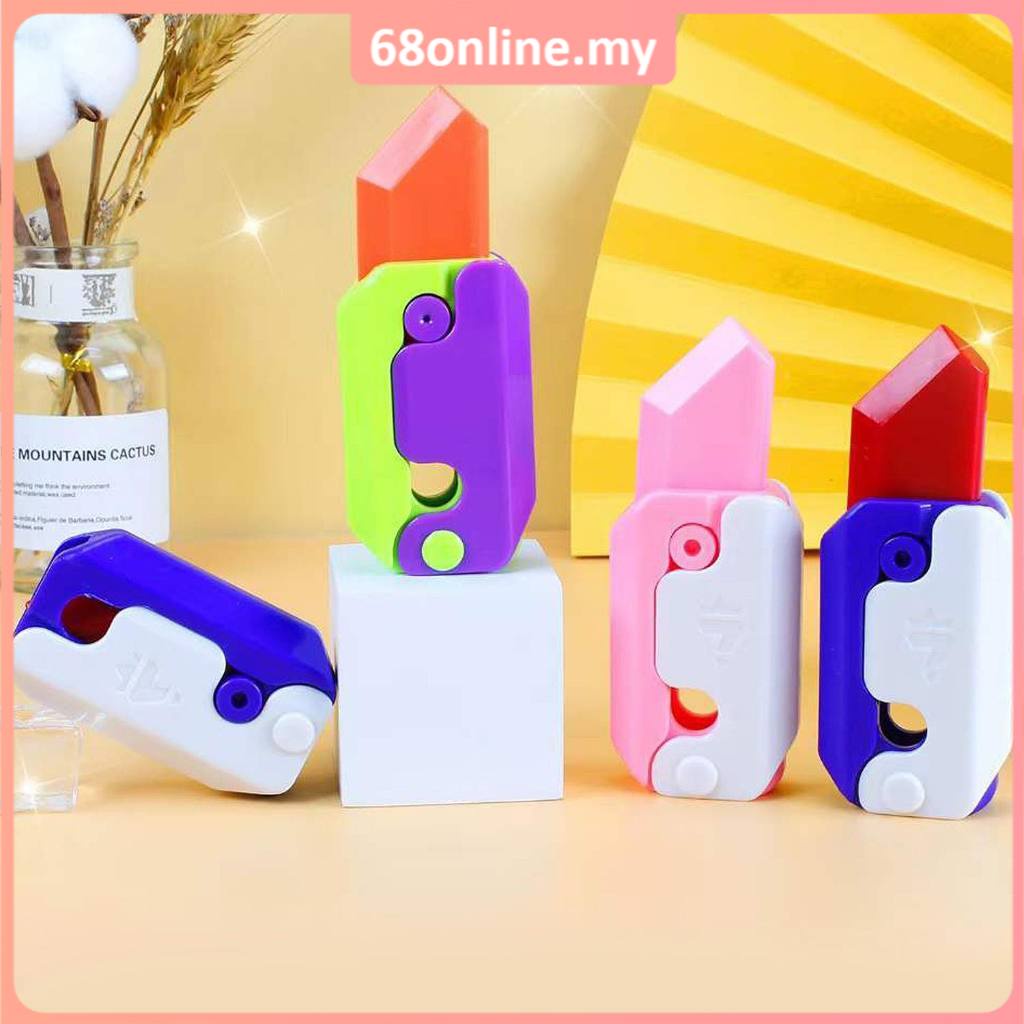 [Johor Seller] 3D Printing Gravity Knife Fidget Toys Carrot Knife ...