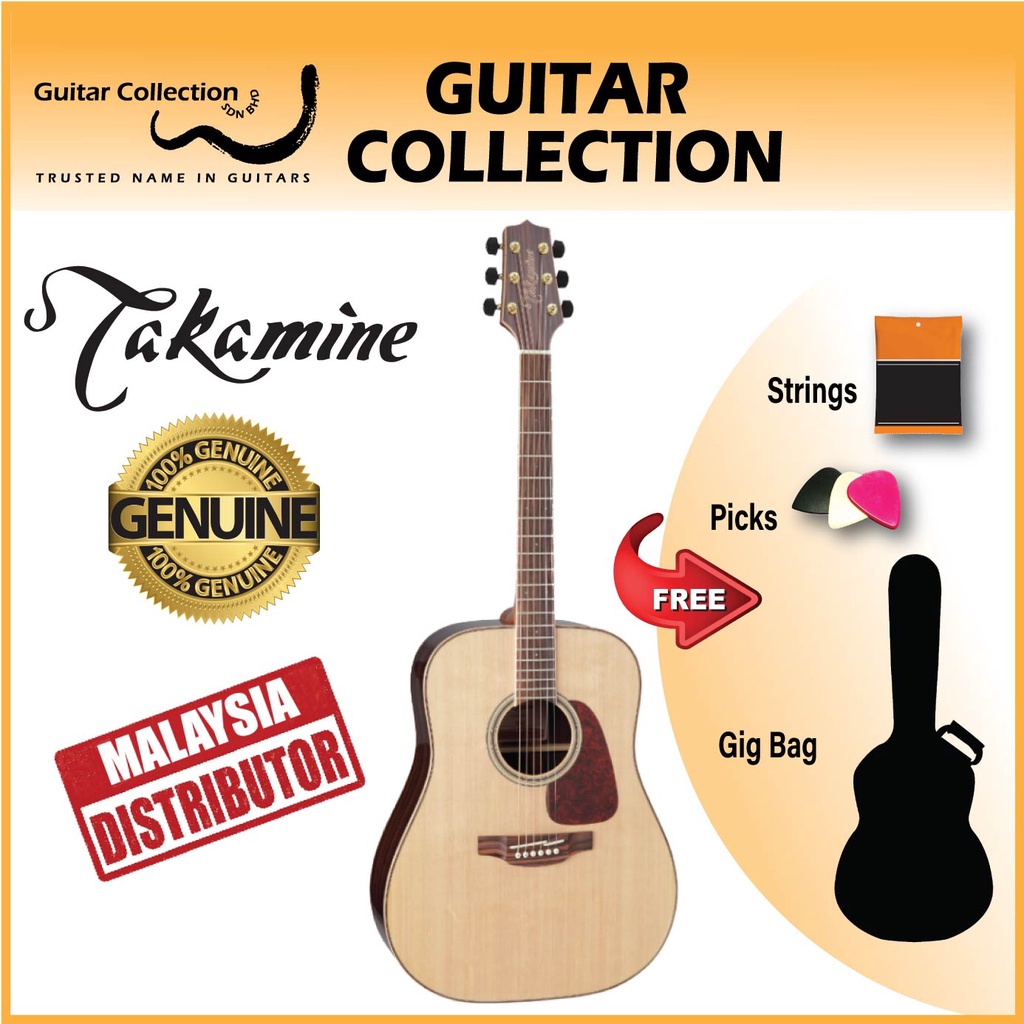Takamine GD93 NAT | Dreadnought Acoustic Guitar | Solid Spruce Top, 3 ...