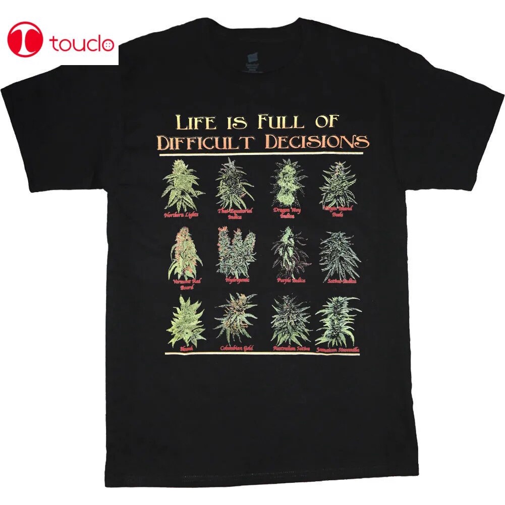 Men'S T-Shirt Pot Strains Sativa Dank Kind Bud Dabs 420 Tee Shirt ...