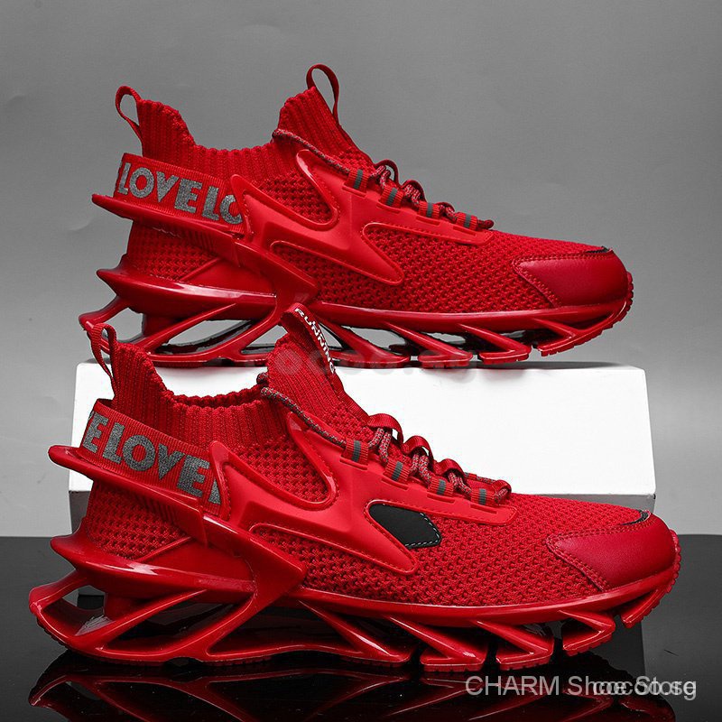 【100% High Quality】Men'S Shoes Shock-Absorbing Luminous Blade Shoes ...
