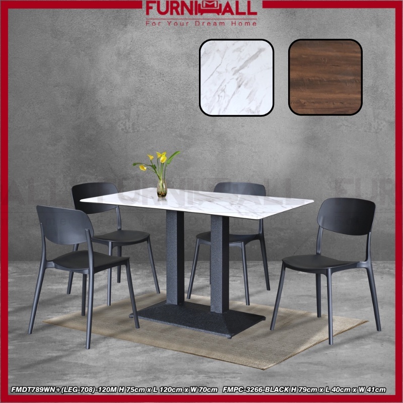 FURNIMALL Bar Table/ Cafe Table /Super Top High Table 105cm/Restaurant ...