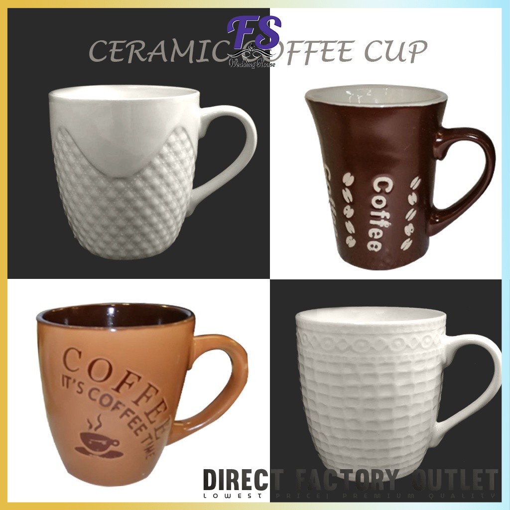 1 PCS - DOORGIFT MUG/COFFEE CUP/CAWAN HANTARAN/WHITE MUG/CAWAN KOPI ...
