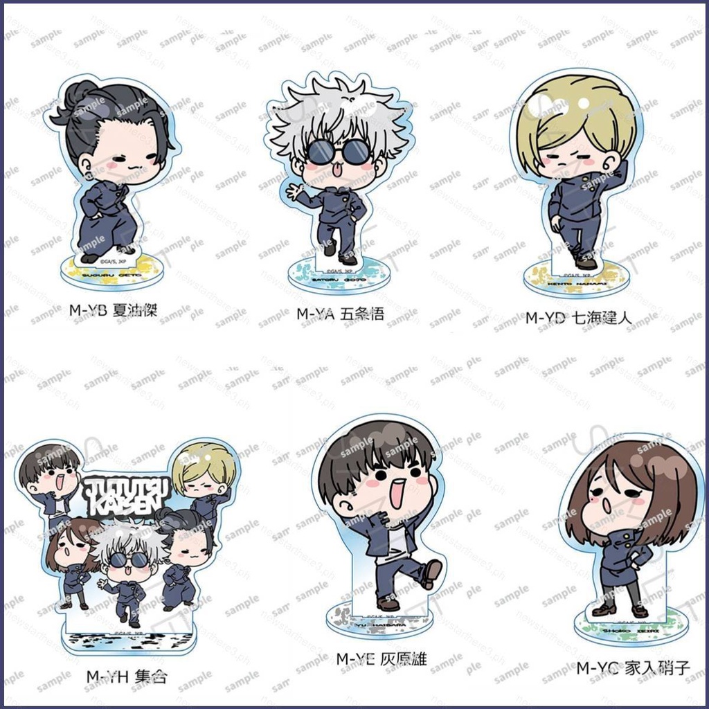 YE Jujutsu Kaisen Anime Figure Model Toy Acrylic Stands Doll Gojo ...