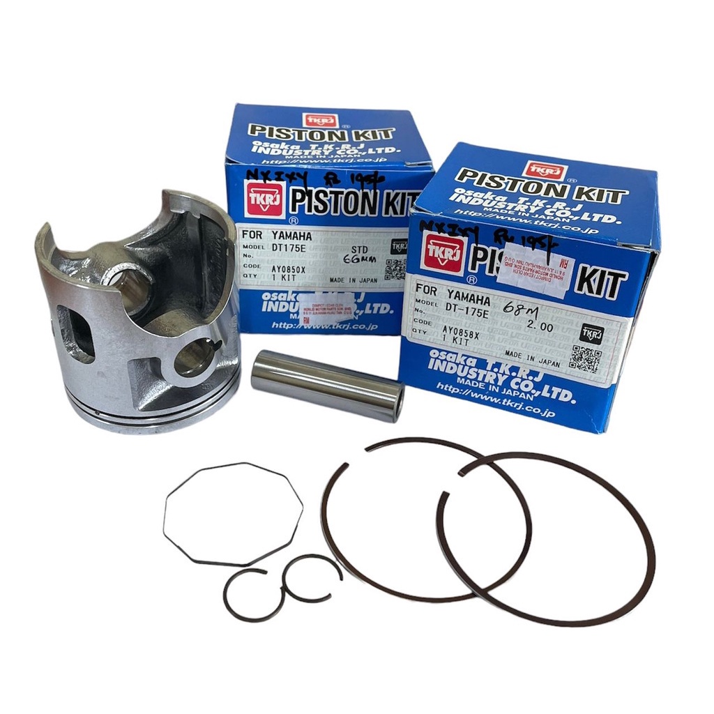 Original TKRJ (Y125ZR) DT175E DT175 Piston Kit Motorcycle Ring ...