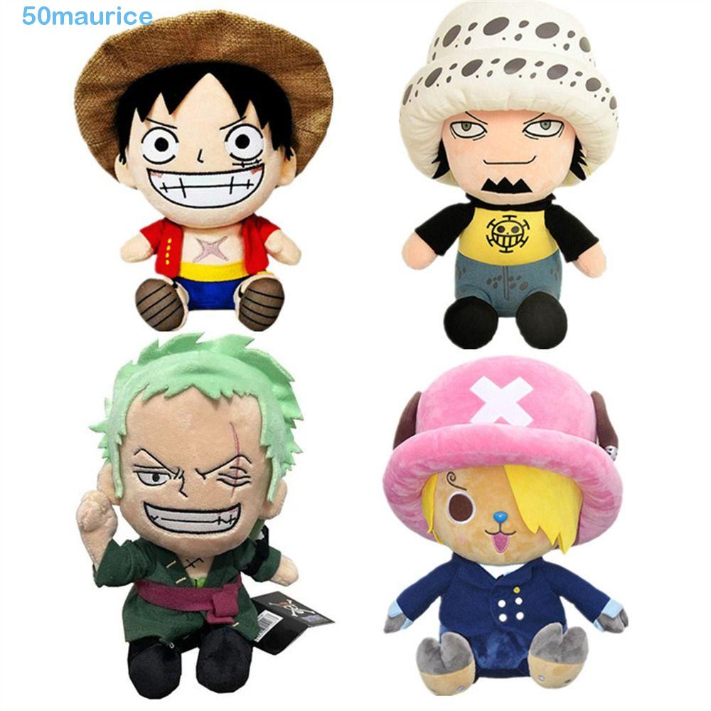 MAURICE Plush Toys Cartoon 25CM Zoro Monkey D Luffy Chopper Ace Stuffed ...
