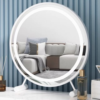 DEKO LED Round Mirror Wall Mirror Vanity Mirror Bathroom Mirror Kaca ...