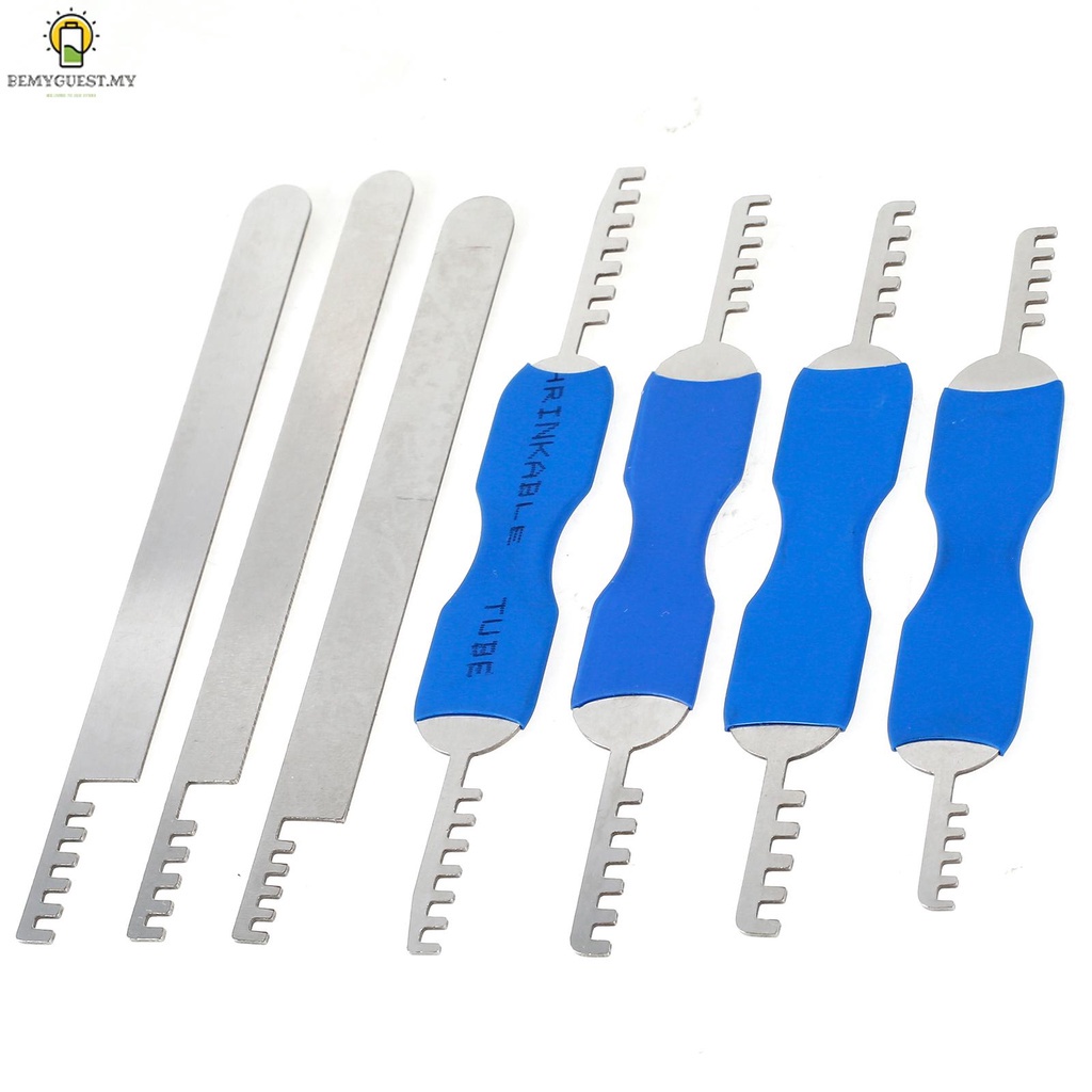 7Pcs Comb Pick Set Stainless Steel Wear Resistant House Lock Pick Set ...