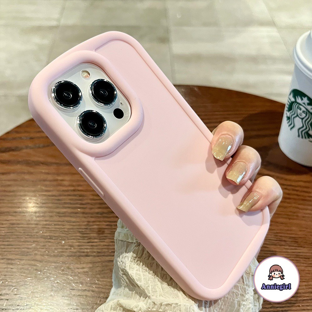 Girly Pink Liquid Silicone Iphone Case Compatiable for IPhone 11 IPhone ...