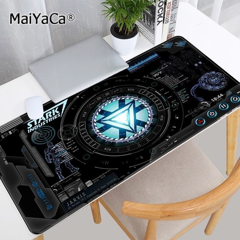 Iron Man Anti-Slip Disney Durable Rubber Computer Mouse Pad Game Tablet ...