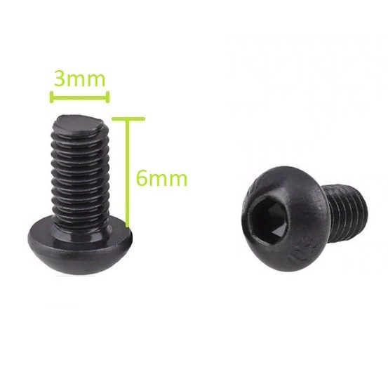 1pcs Screw Bolts metal steel M3x8 M3x6 M3x6mm M3 6mm 8mm Hexa 3mm ...