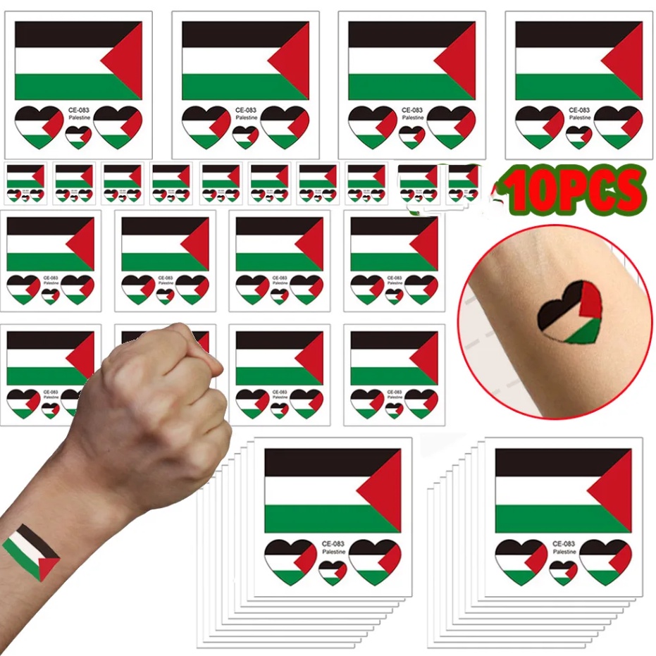 10pcs Palestine Flag Sticker palestine / save gaza / save palestine ...