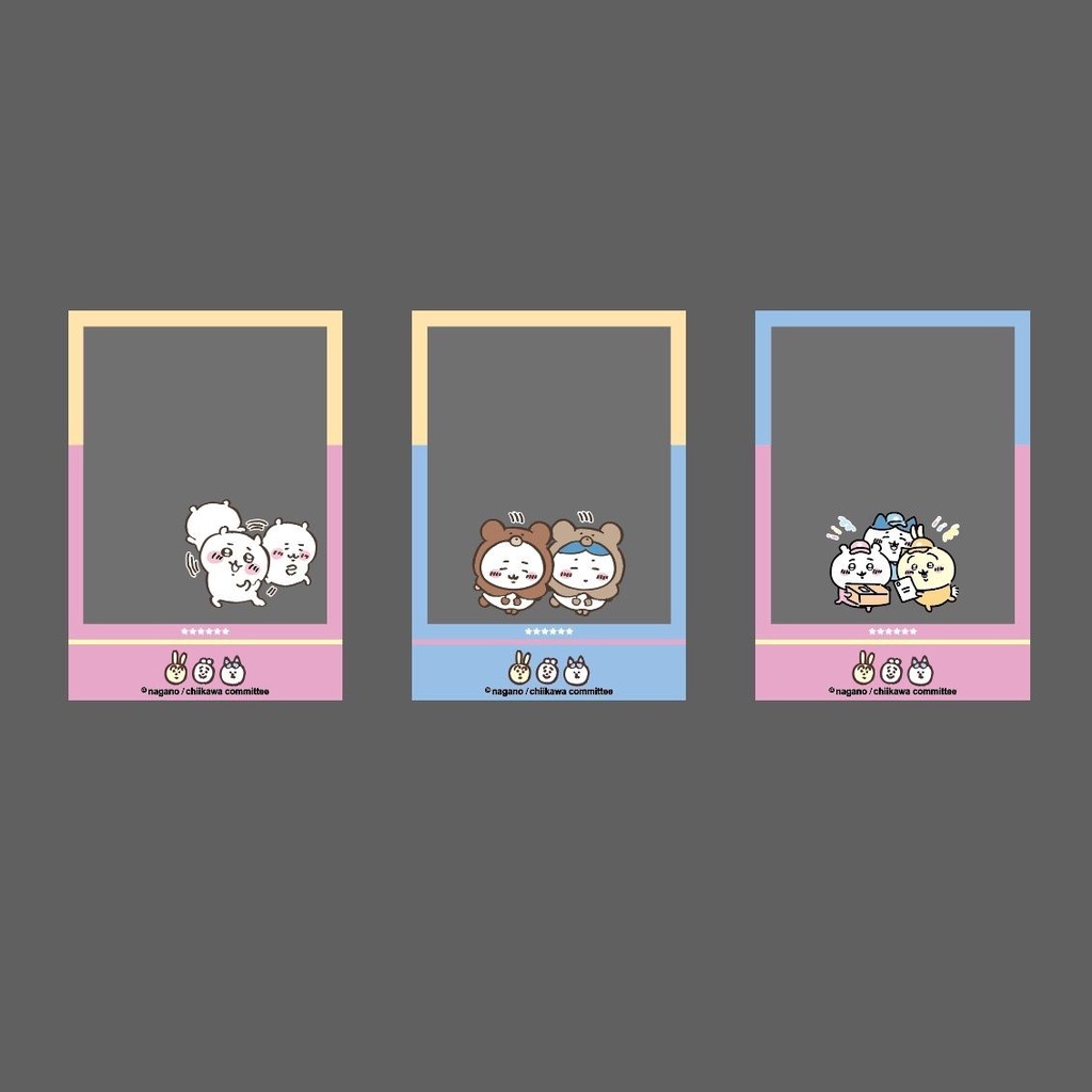 GaLiCiCi Chiikawa Same Limited Transparency Card/photo Decoration ...