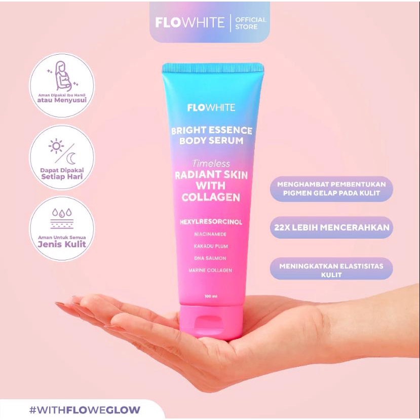 (OHANA) Flowhite Essence Body Serum Timeless Radiant Skin With Collagen ...