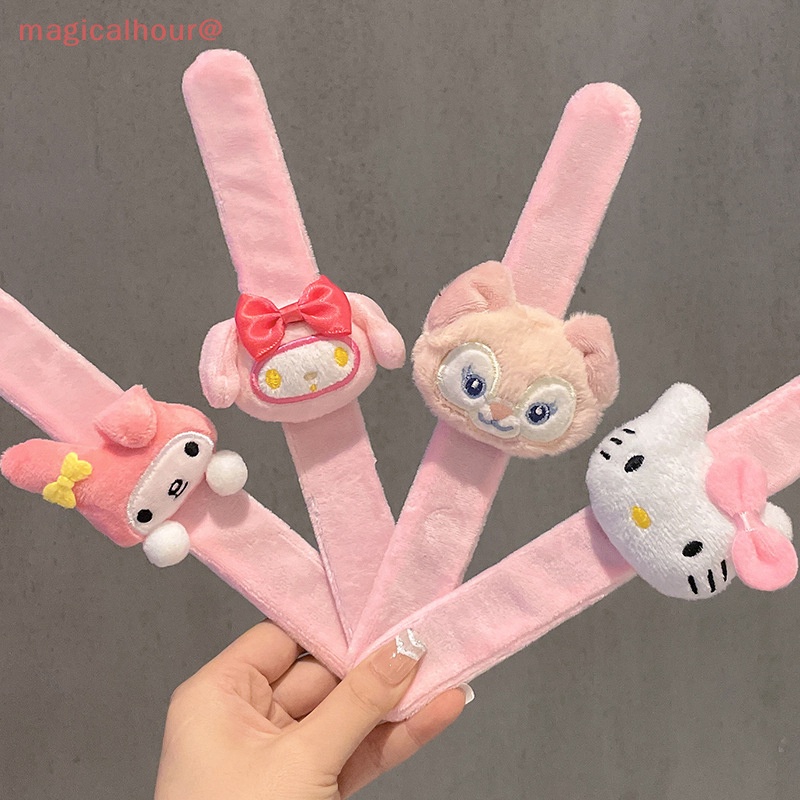 magicalhour Cartoon Sanrio Plush Clap Circle Toy Hello Kitty Melody ...
