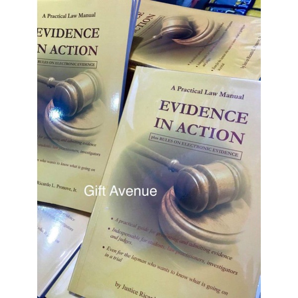 Evidence in Action plus rules on electronic evidence | Shopee Malaysia