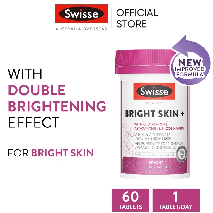 Swisse Beauty Bright Skin+ 60 Soft Capsules | Shopee Malaysia