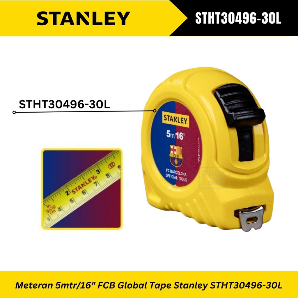 Meter 5mtr/16" FCB global Tape Stanley STHT30496-30L Measuring Tape ...