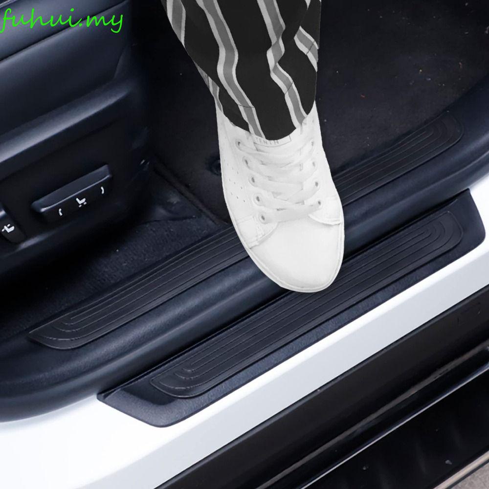 FUHUI Rubber Car Door Sill Scuff Covers, Rubber Car Styling Car Door ...