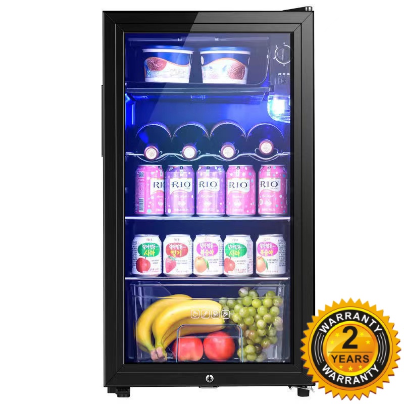 Refrigerator ice bar transparent refrigerated fresh-keeping cabinet ...