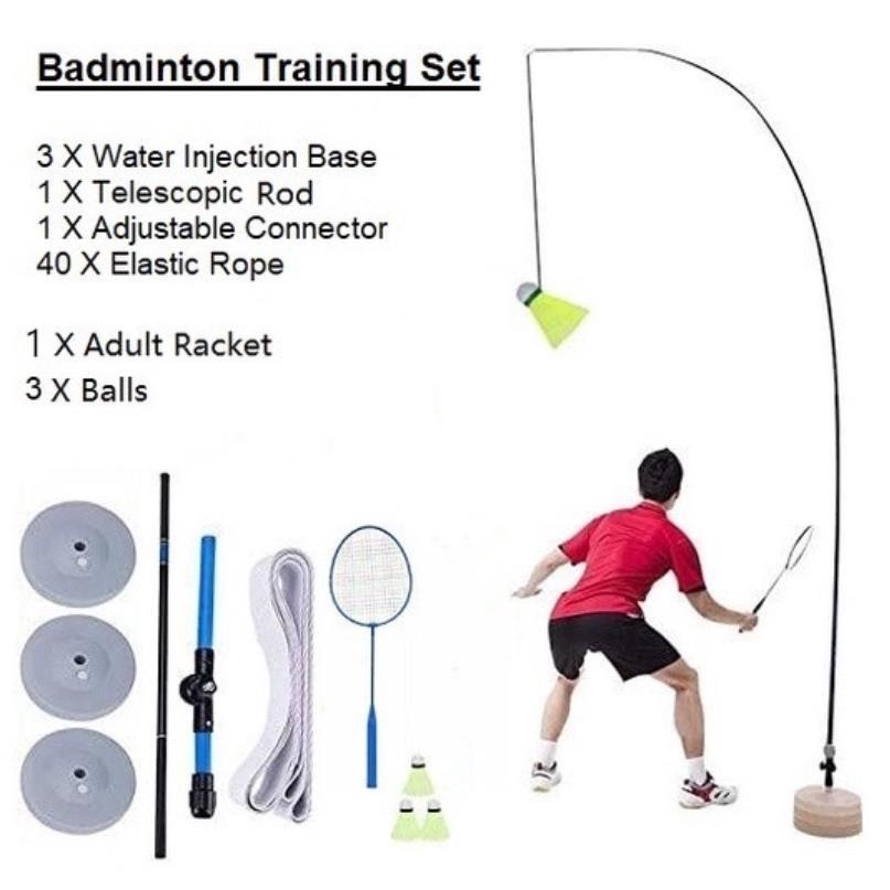 Badminton Training Trainer Solo Sport Exercise Equipment Practice Aid ...