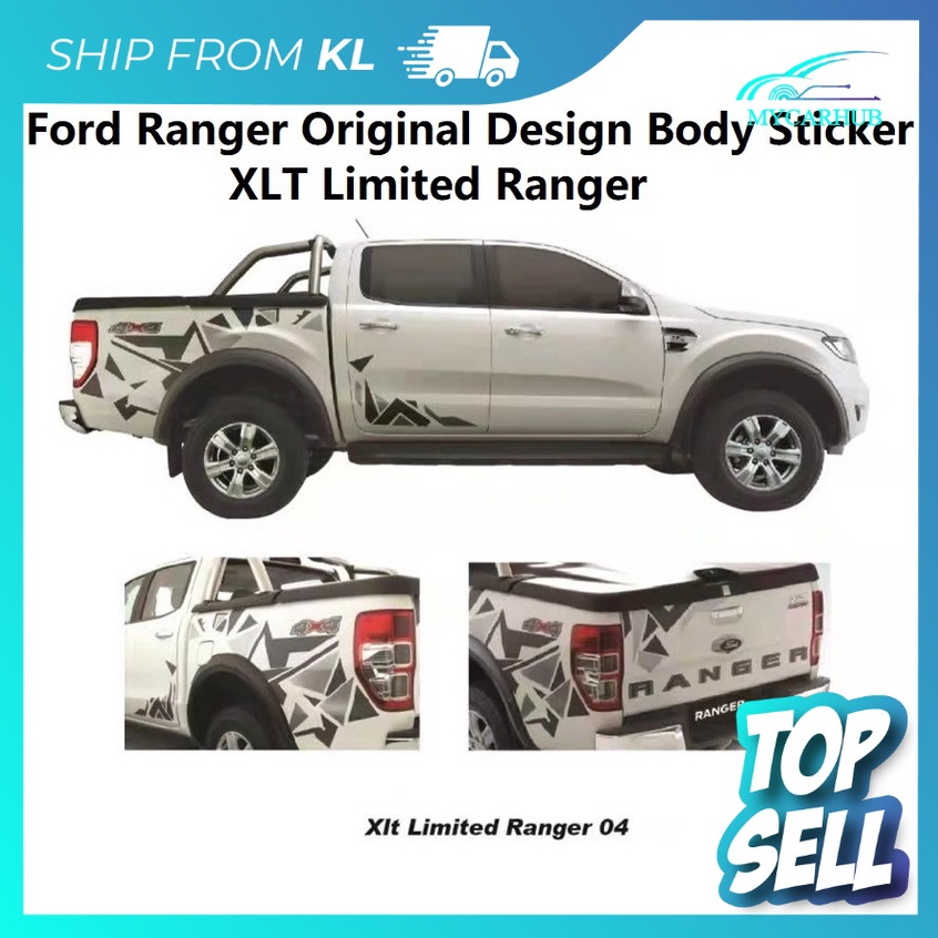 Ford XLT Limited Side Body Sticker Raptor / Ranger Original Design ...