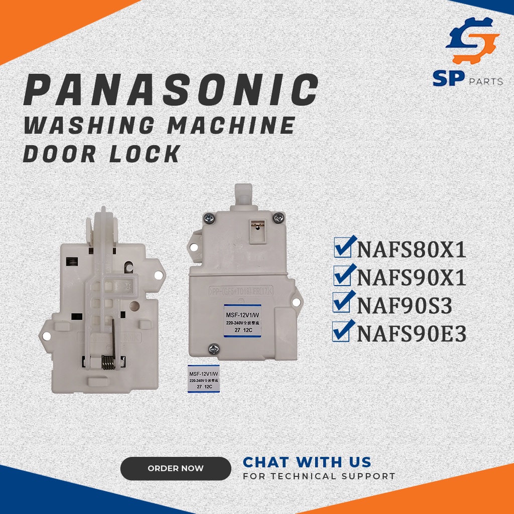 PANASONIC NAFS80X1/NAFS90X1/NAF90S3/NAFS90E3 WASHING MACHINE DOOR LOCK ...