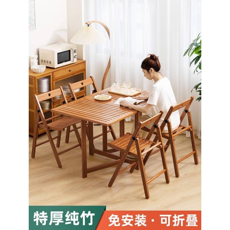 Foldable Table Table Stall Family Dinner Rectangular Small Portable ...