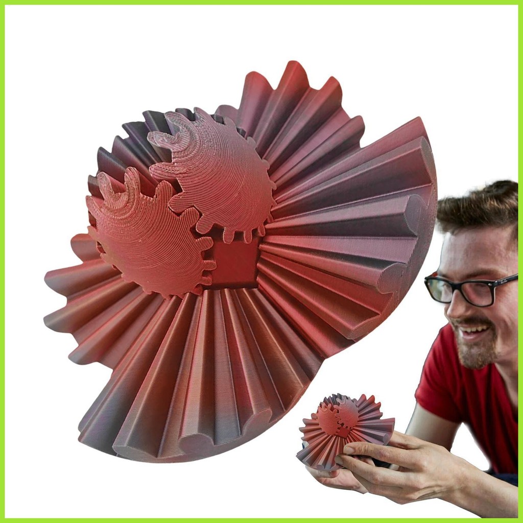 Gear Ball Fidget Toy Gear Sphere Cube Fidget Toy Gear Sphere Spin Ball ...