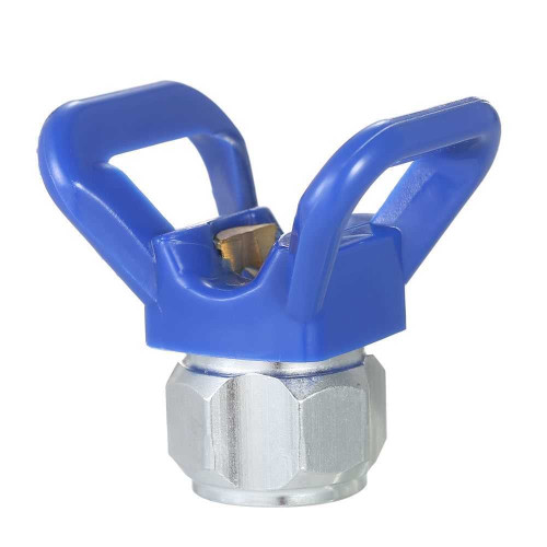 Blue Paint Sprayer Gun with Flat Tip Nozzle Guard Seat for Graco, Titan ...