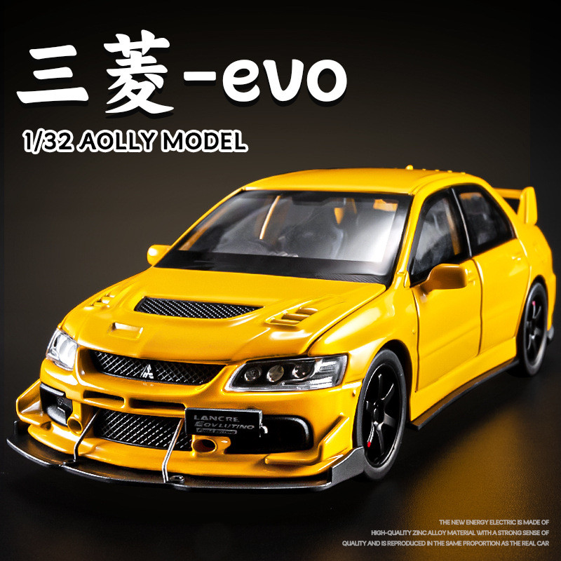 Mitsubishi Lancer Evolution EVO IX Final Edition Toy Car Model Diecast ...