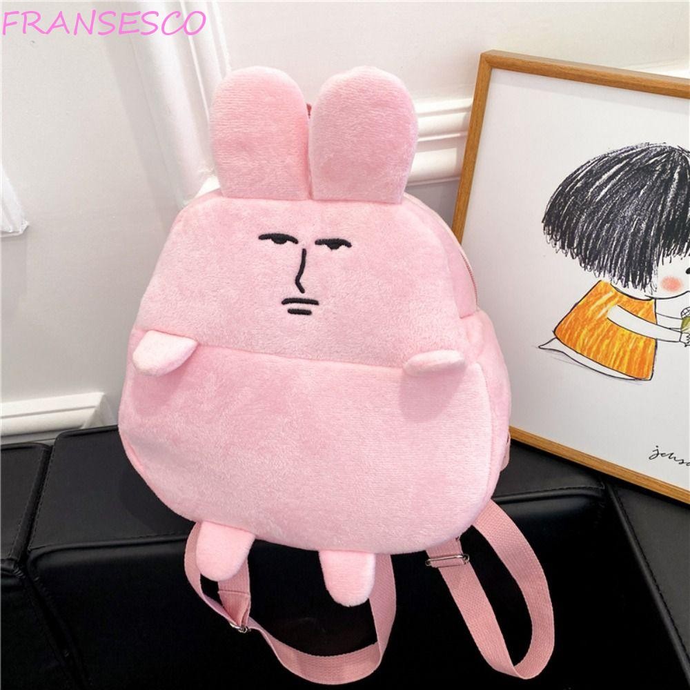 FRANCESCO My Friend Rabbit Backpack, Cartoon Creative Rabbit Plush ...