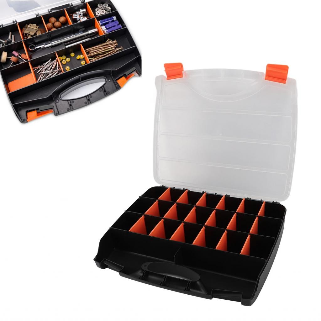 Ttiitt Hardware Storage Box 21 Adjustable Compartments Removable ...