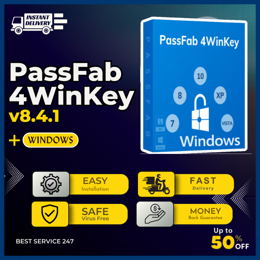 PassFab 4WinKey 2025 v8.4.1 Lifetime for (Windows) | Shopee Malaysia