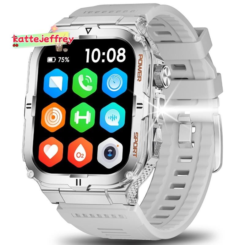 Men'S Smartwatch Bluetooth Call Tracker Sports Watch Digital Fitness ...