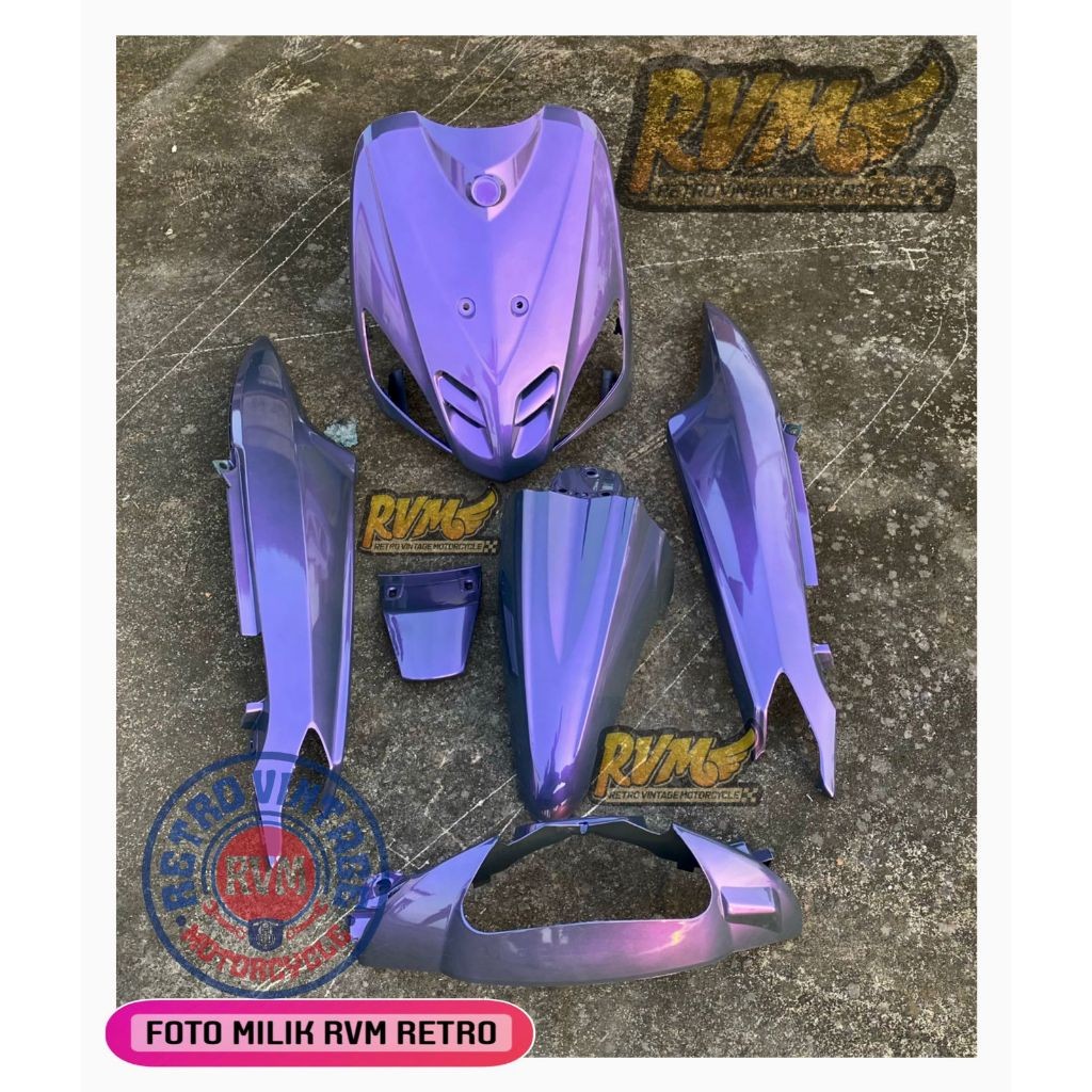 UNGU Full BODY SMOOTH MIO SPORTY MIO LAMA 2004-2007 PURPLE LEMBAYUNG ...