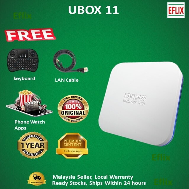 UNBLOCKTECH UBOX 11 PRO MAX 4G RAM 64G ROM 5Gwifi Bluetooth TVBox Android 12.0 | Shopee Malaysia