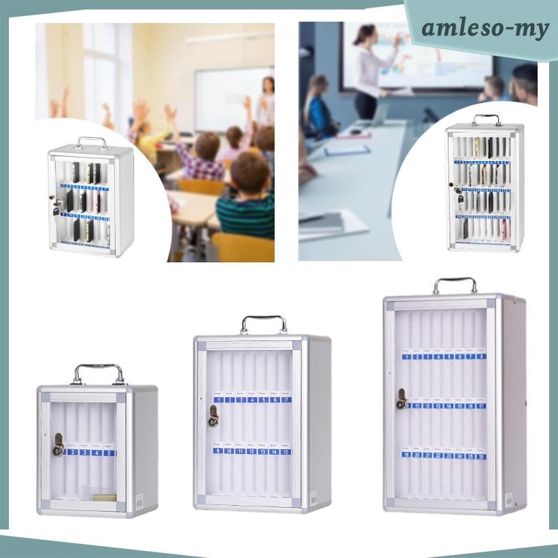 [AmlesoMY] Phone Storage Cabinet Smartphone Keeper Sturdy Classroom ...
